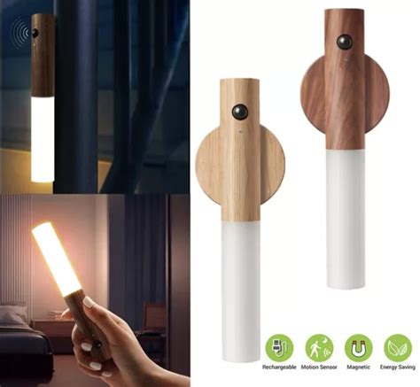Rechargeable Led Induction Night Light Motion Sensor Closet Wall Lamp
