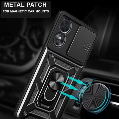 Oppo A17 Armor Sliding Camera Cover With Ringstand Nz Noco
