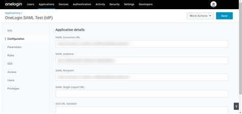 configuring saml authentication settings in endpoint central for onelogin