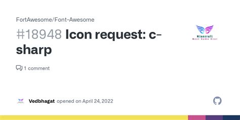 Icon Request C Sharp · Issue 18948 · Fortawesomefont Awesome · Github