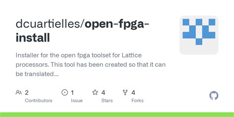 github dcuartielles open fpga install installer for the open fpga