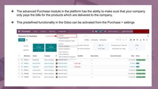 How Way Matching Feature Works In Odoo Purchase Module Ppt