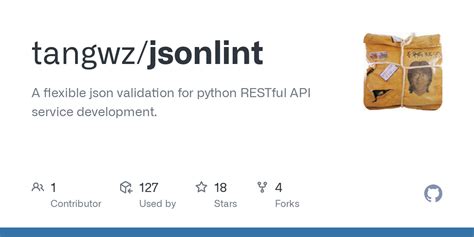 GitHub Tangwz Jsonlint A Flexible Json Validation For Python RESTful