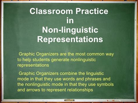 Non Linguistic Representation