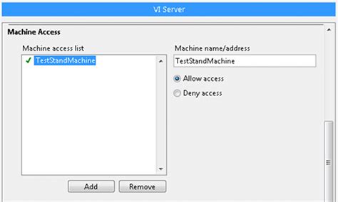 Using Teststand To Call Labview Code Modules On A Remote Machine Ni