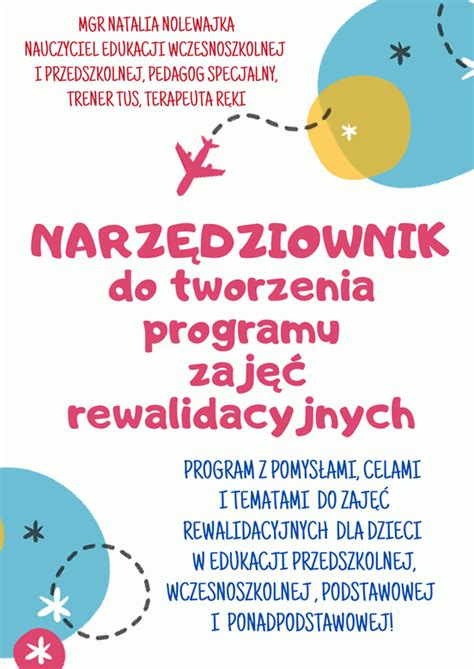 NARZĘDZIOWNIK do tworzenia programu zajęć rewalidacyjnych Psychologia