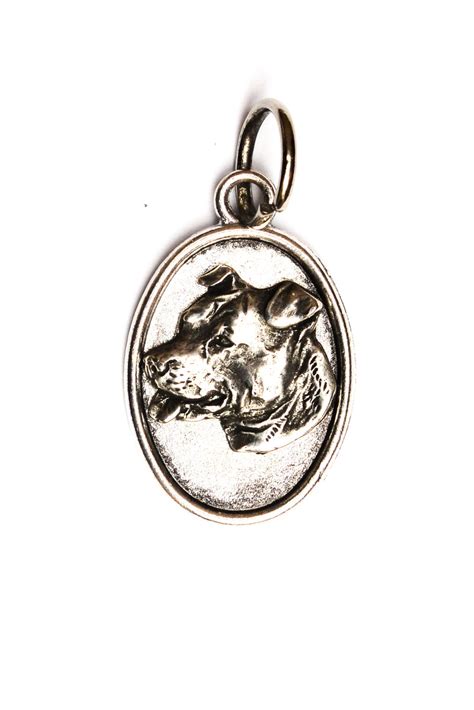Amerykański Staffordshire Terrier Amstaff Amstaf Naszyjnik Z Psem