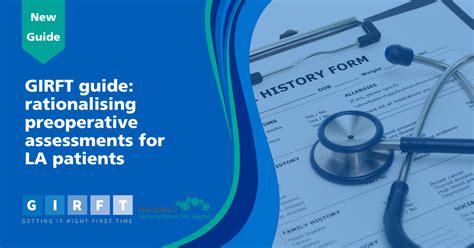 Guide To Separating And Streamlining Preoperative Assessments For Patients Having A Local