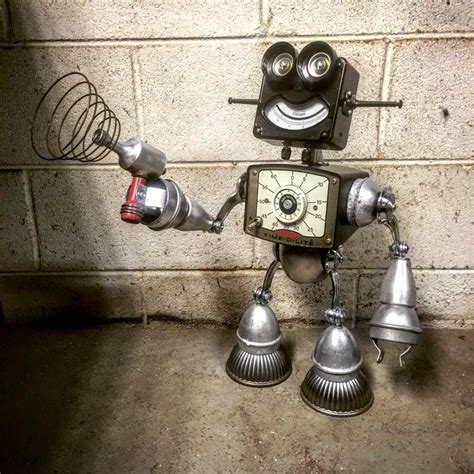 Adoptabotfans Recycled Robot Recycled Art I Robot Robot Art