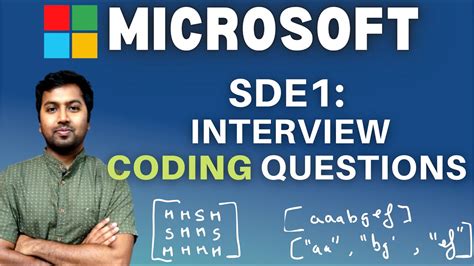 Microsoft Sde1 Interview Dsa Questions Interview Preparation Youtube