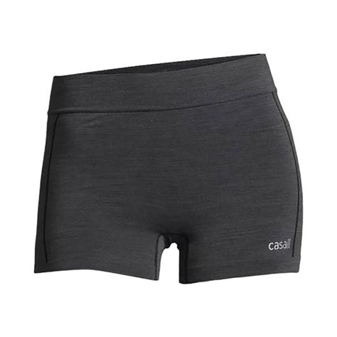 Casall Seamless Wool Hotpants Short Tight Grey Traininn