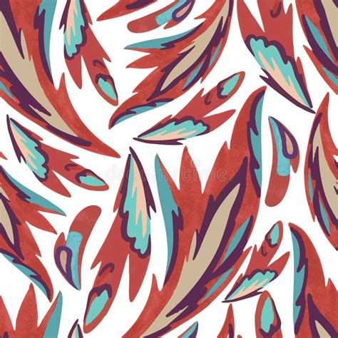 Psychedelic Ornamental Pattern Watercolor Hand Drawn Texture With