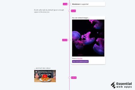 10 React JS Timelines Latest Collection Essential Web Apps