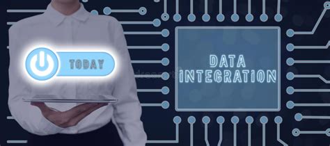 Conceptual Display Data Integrationcombination Of Technical And