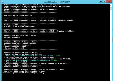 how to install a sharepoint 2016 farm using powershell and