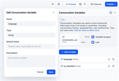 Dify V070 Enhancing Llm Memory With Conversation Variables And Variable Assigners Dify Blog