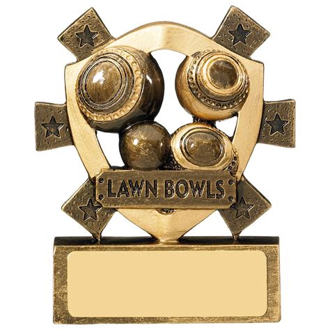 Lawn Bowls Mini Shield Trophy North East Trophies