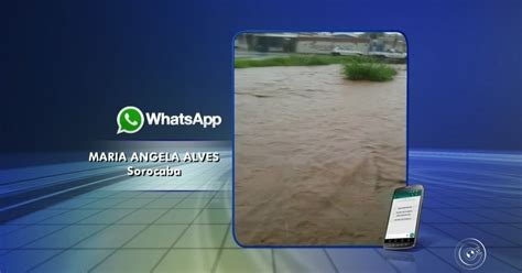 G1 Chuva Causa Transtornos E Alaga Avenida Em Sorocaba Notícias Em