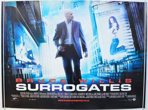 Surrogates” Original British Quad Poster Film Poster Movie Poster