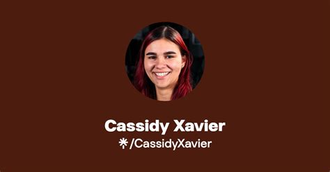 Cassidy Xavier Instagram Linktree