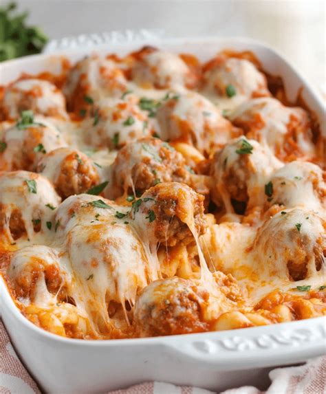 Dump And Bake Meatball Casserole Recipe