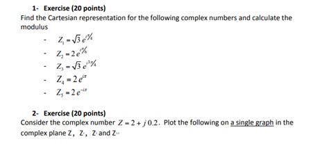 Solved Exercise Points Find The Cartesian Chegg