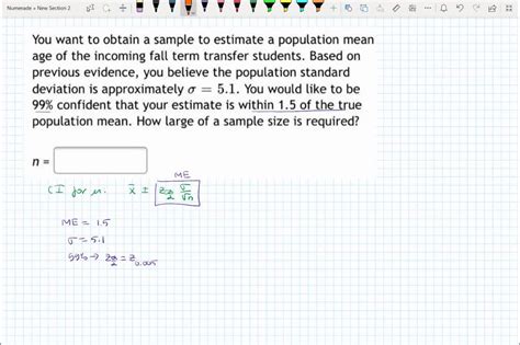 Solved You Want To Obtain A Sample To Estimate A Population Mean Age