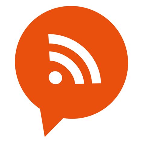 Diseño Png Y Svg De Icono De Burbuja Rss Para Camisetas