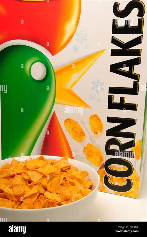 Kellogg S Cornflakes Breakfast Cereal Stock Photo Alamy