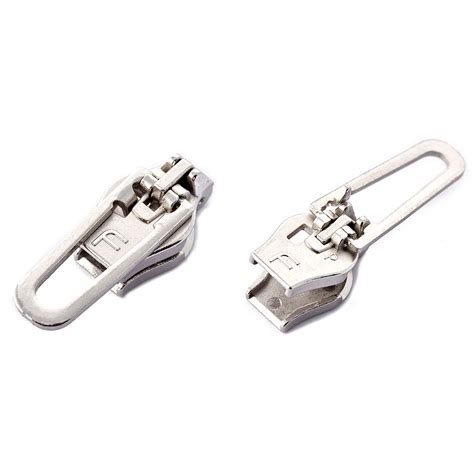 Zip Fix Replacement Slider 5 Plastic Zip Nickel 1 Pc Hemline