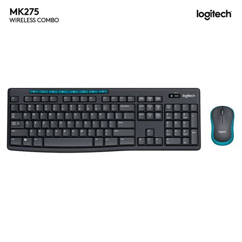 Jual Logitech Mk275 Combo Keyboard Dan Mouse Wireless Dengan Tombol Multimedia Shopee Indonesia