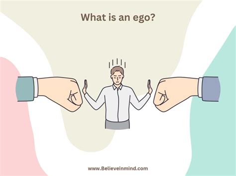 The Difference Between Ego And Self Esteem Believe In Mind