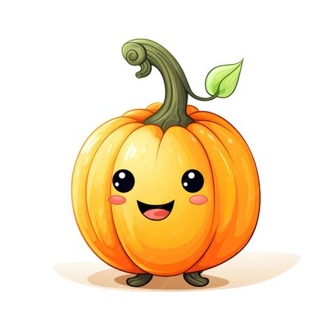Premium Ai Image Cute Cartoon 3d Character Squash With Eyes