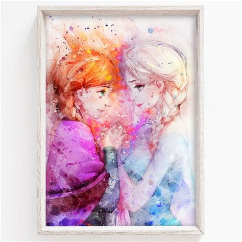 Toile Reine Des Neiges Meilleures Amies Achat Sur Reine Des