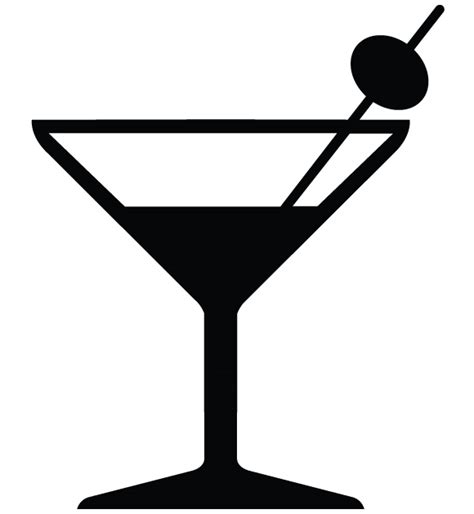 Free Martini Glass Vector Clipart Best