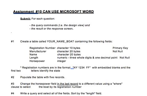 Solved Assignment Can Use Microsoft Word Submit For Chegg