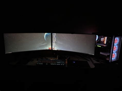 My Dual Ultrawide Setup R Ultrawidemasterrace
