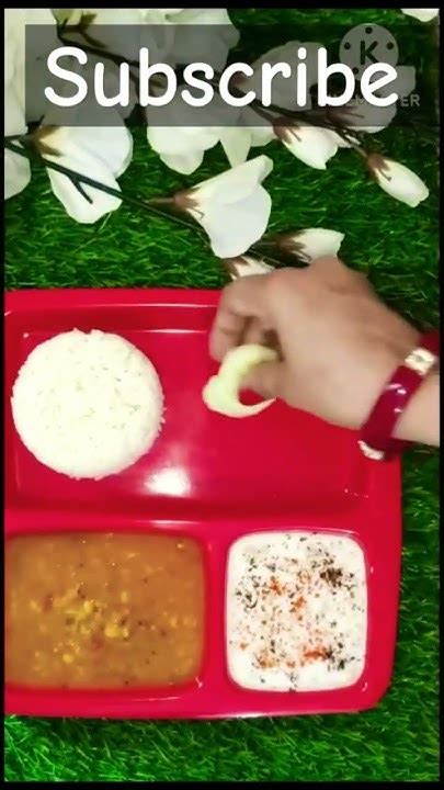 Shorts😋desi Lunch Thali Ideas Youtubeshorts Youtubefeed Lunchthali