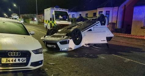 Man Rushed To Hospital After Car Flipped On Its Roof Daily Record
