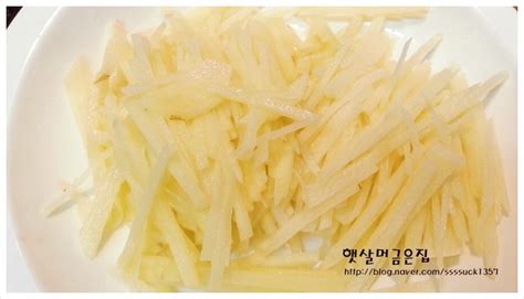 초간단 감자 채 볶음 만드는 법