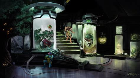 Samus Aran Metroid Sa X Gamma Metroid And Hornoad Metroid And 1