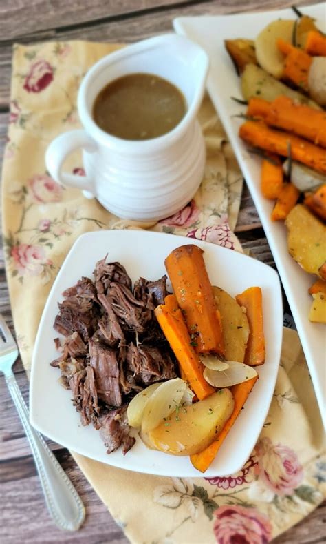 Roast Beef With Veggies And Gravy Crock Pot Jamie Cooks It Up