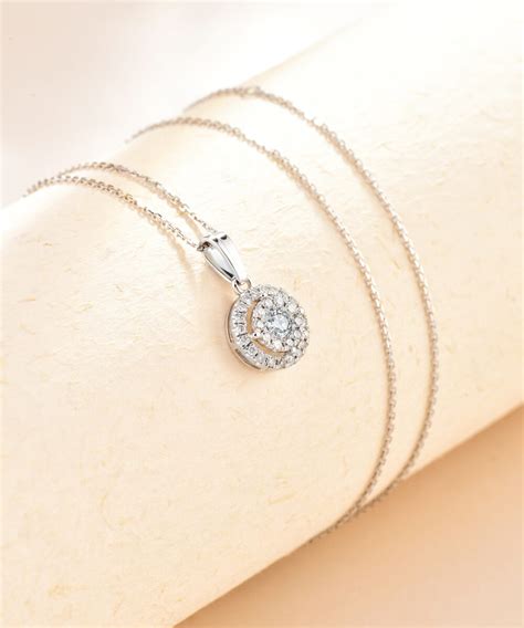 Allure 項鏈 18k白金 鑽石 Jy Barrack