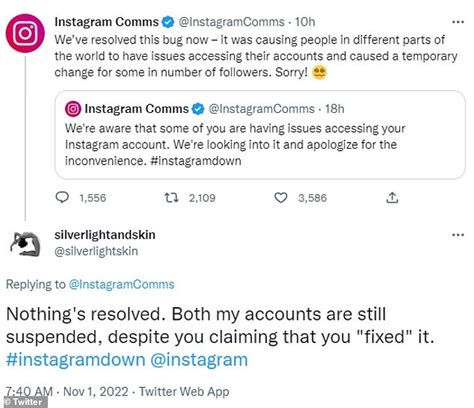 Instagram Users Say Their Accounts Are Still Suspended Daily Mail Online