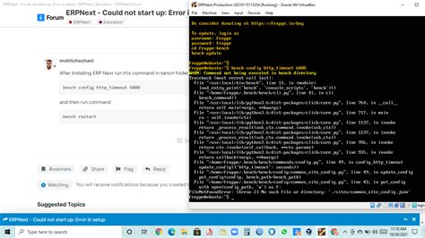 ERPNext Could Not Start Up Error In Setup Education Frappe Forum