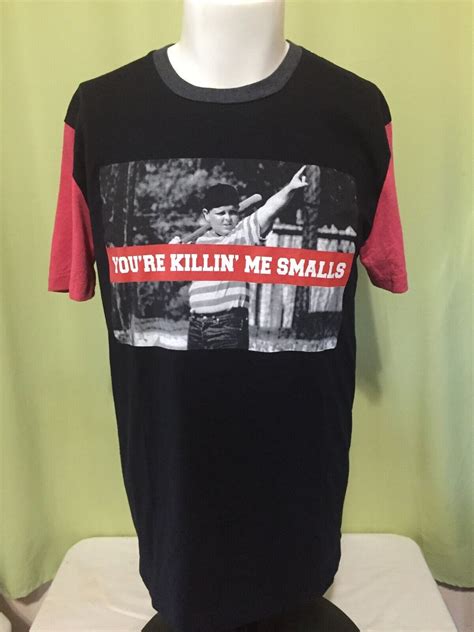 The Sandlot Movie Your Killing Me Smalls Mens Black Gem