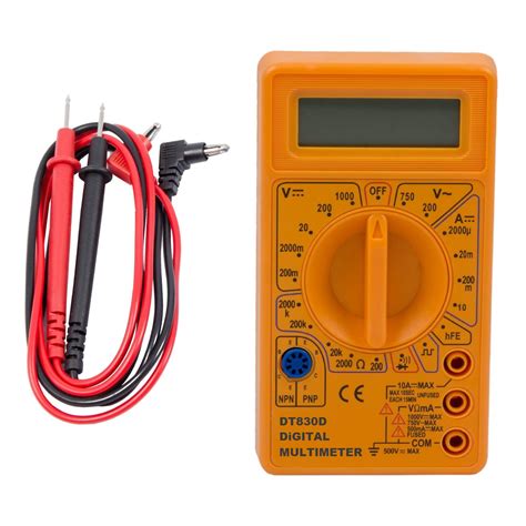 Buy BRANDED DT D DIGITAL MULTIMETER LCD DISPLAY WITH PROBES Online From ShopClues