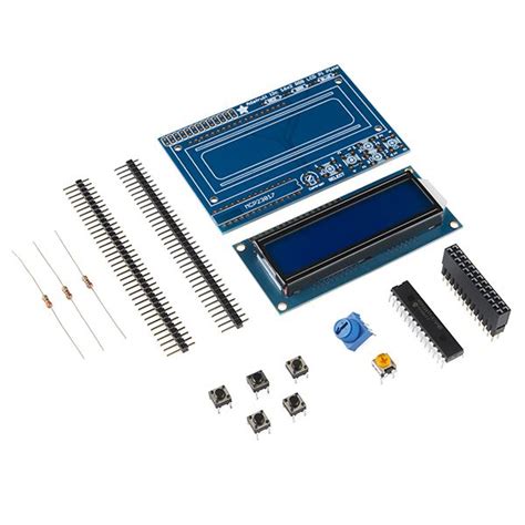 Openhacks Open Source Hardware Productos Lcd Keypad Kit For Raspberry Pi 16x2 Blue And White