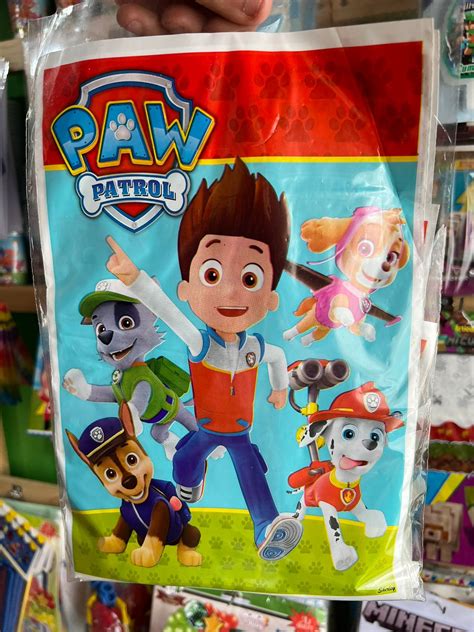 Bolsas Para Dulces De Paw Patrol 6 Unidades Villa Del Globo