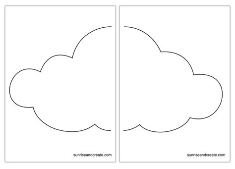 Free Printable Cloud Templates